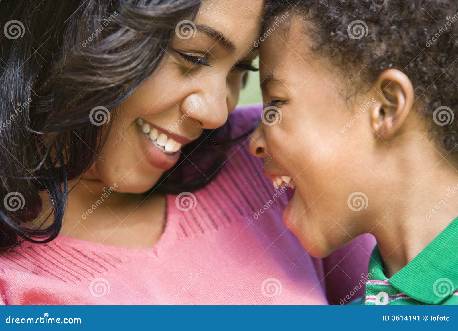 Happy mother and son. stock image. Image of hold, shoulder - 3614191