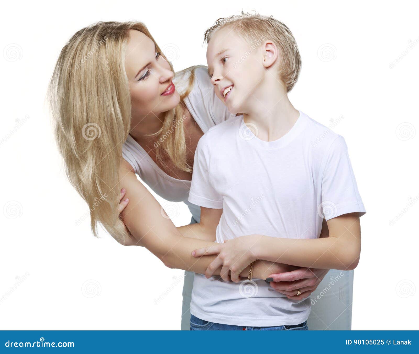 Happy mother and son stock image. Image of childhood - 90105025
