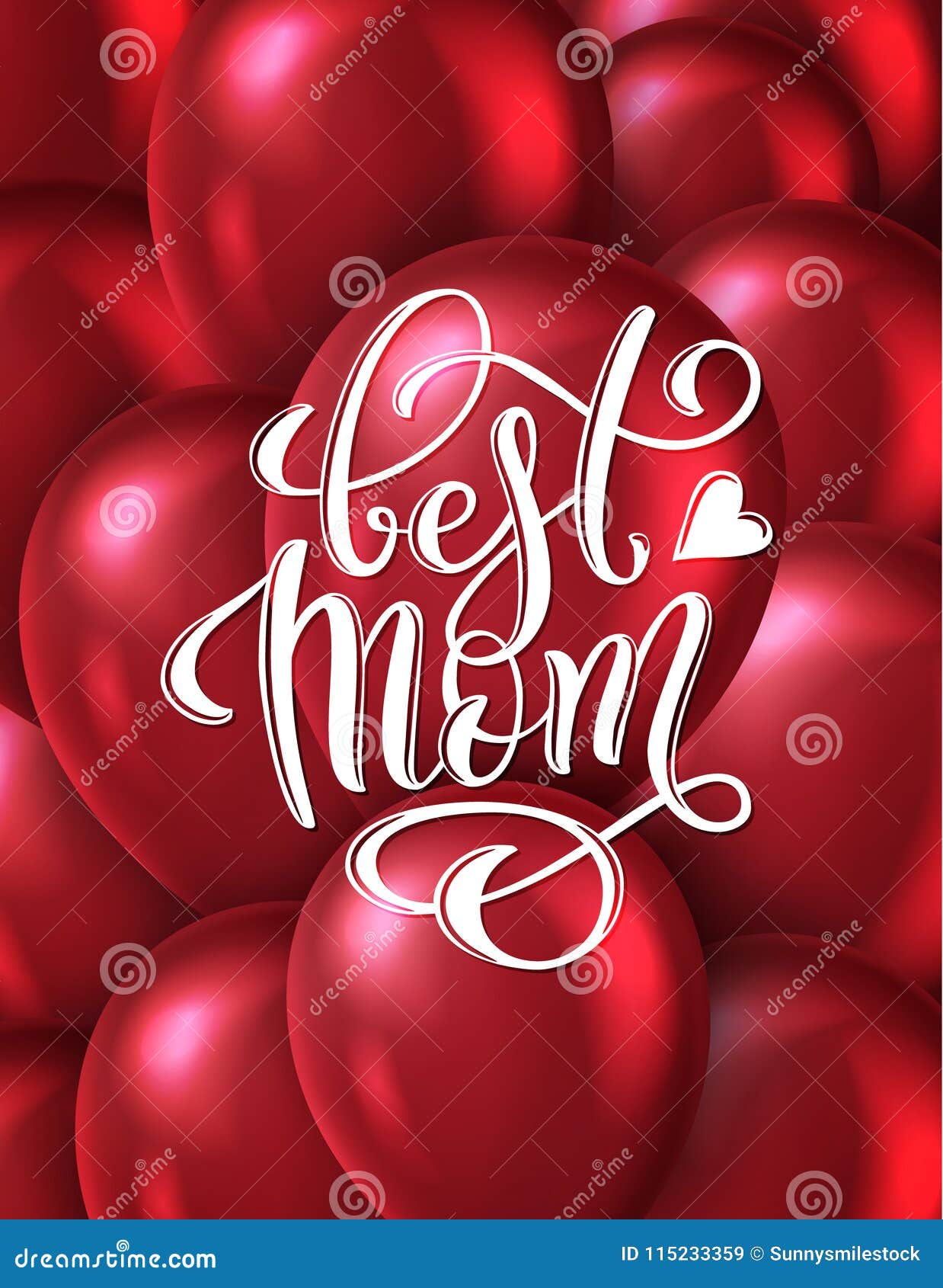 Happy Mothers Day Stock Vector Illustration Of Female 115233359