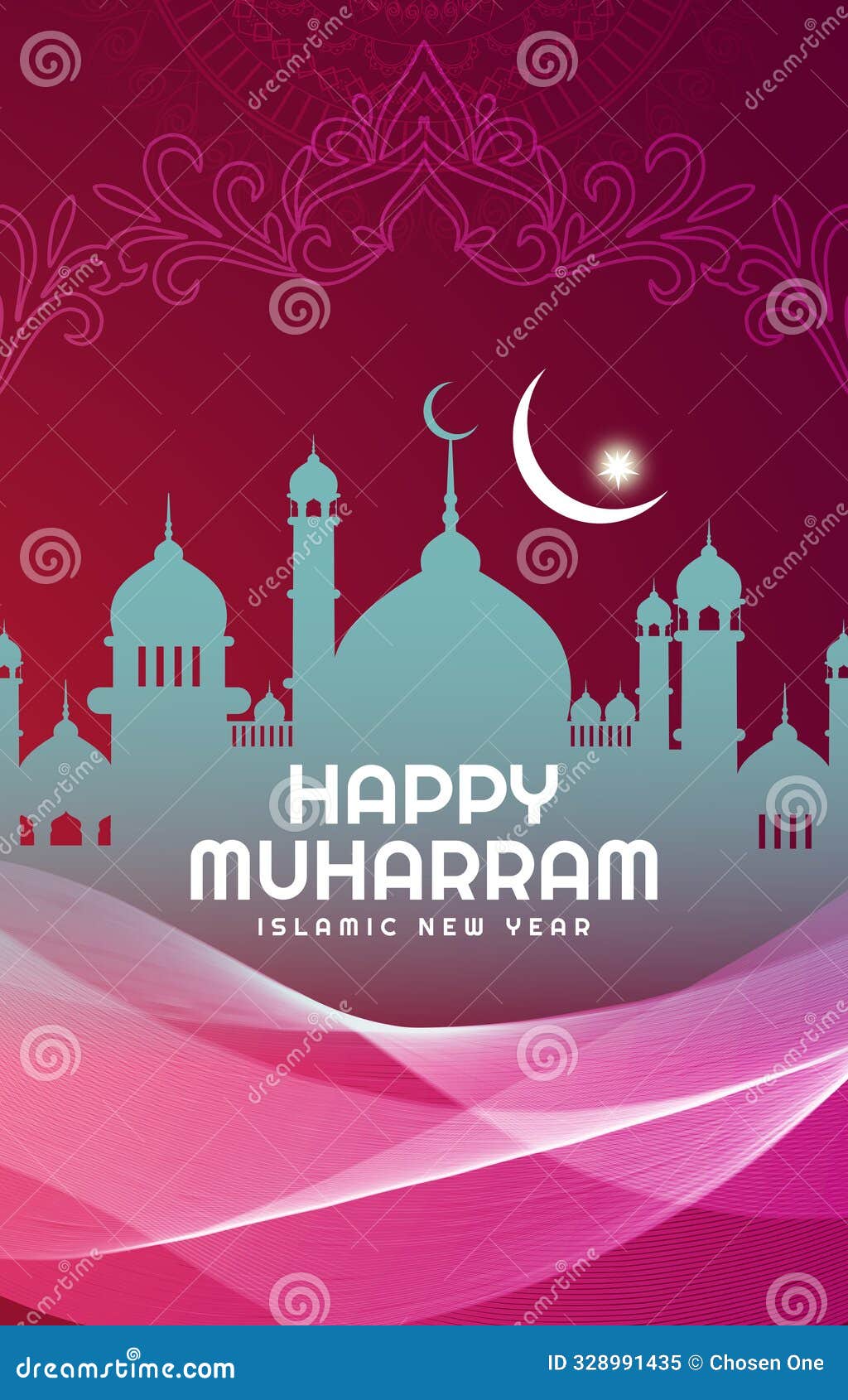 Happy Muharram 2024 Banner with Red Background Design Stock Vector ... Happy Muharram 2024 Banner with Red Background Design Stock Vector ...