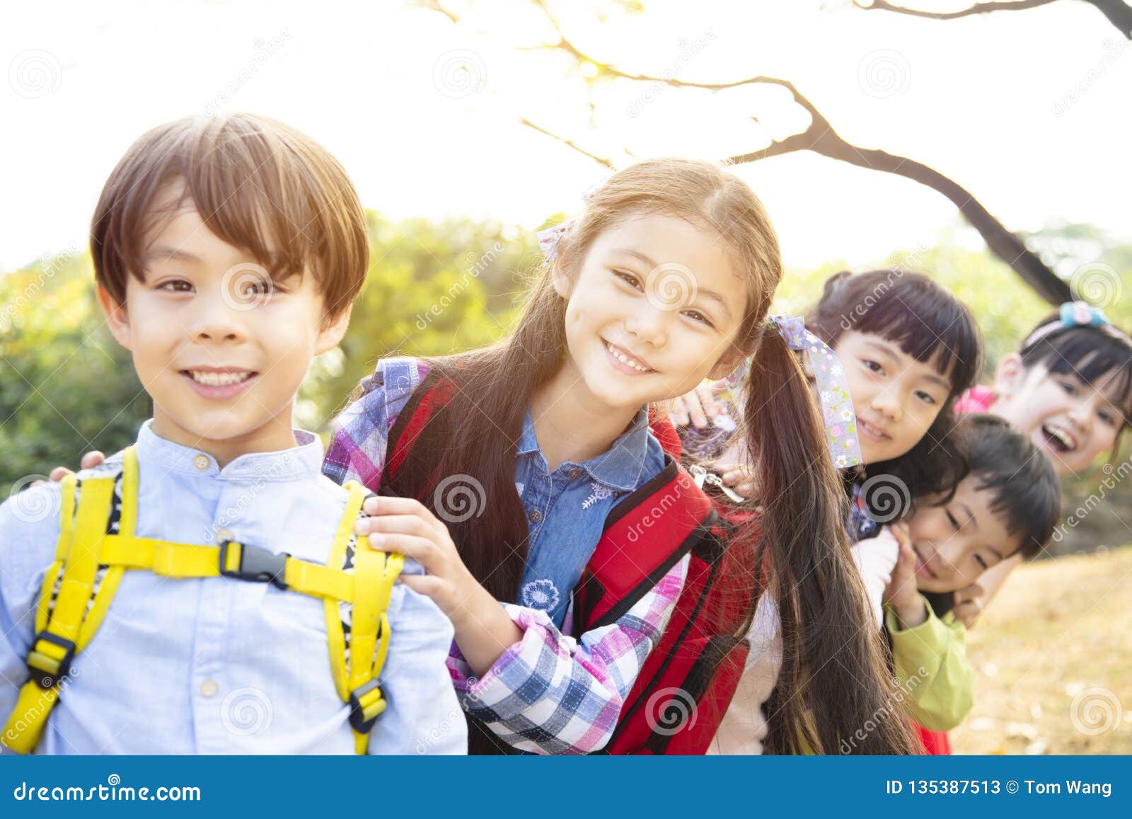 Multi-ethnic Group of Schoolchildren in Park Stock Image - Image of ... Multi-ethnic Group of Schoolchildren in Park Stock Image - Image of ...
