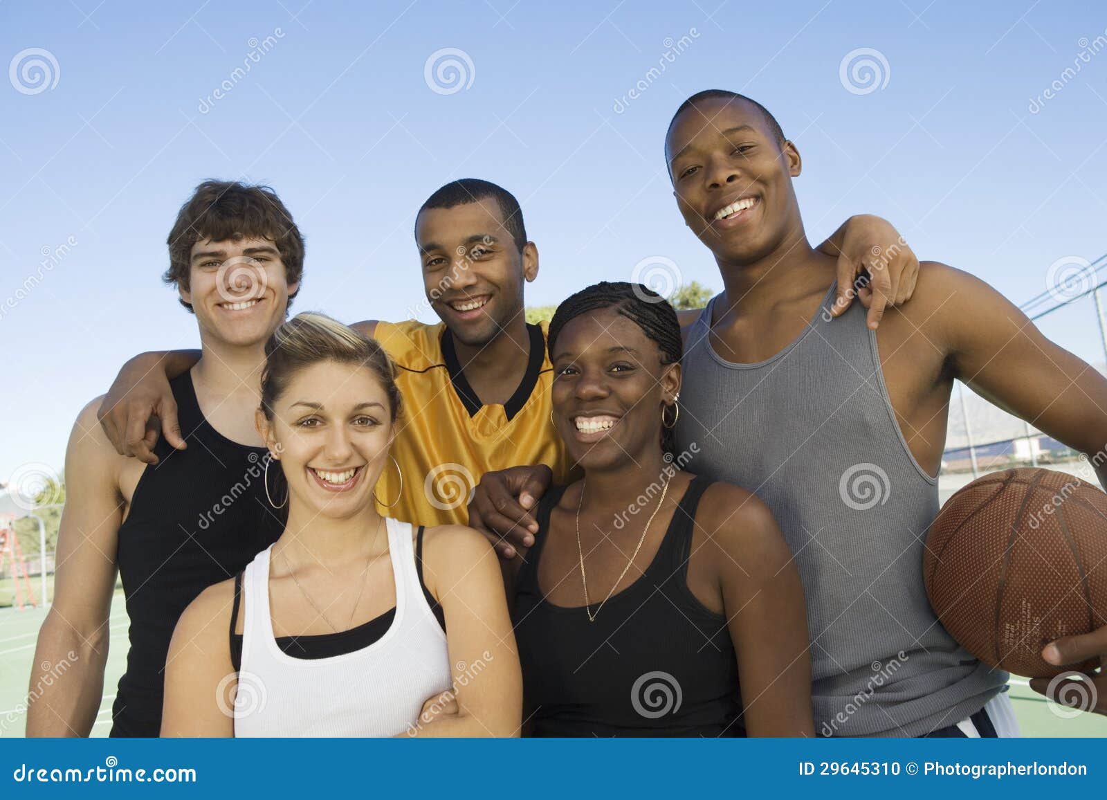 Happy Multiracial Friends stock photo. Image of leisure - 29645310