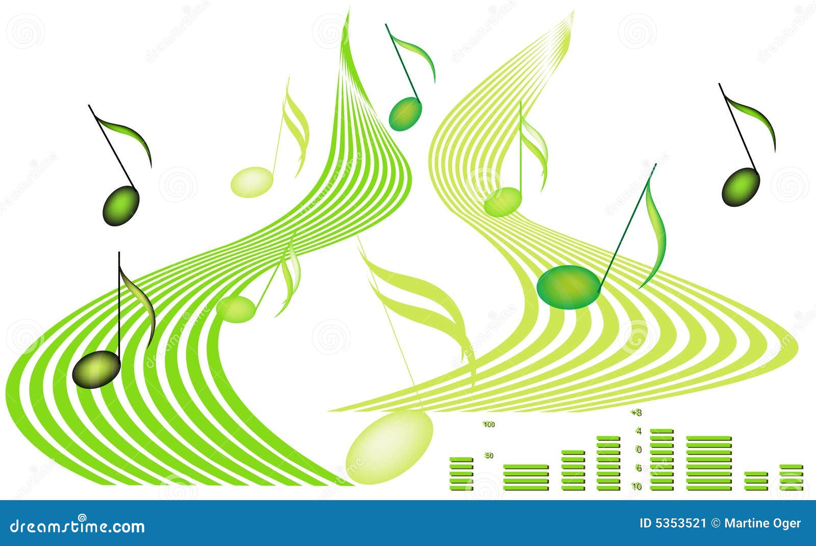 Happy music. stock vector. Illustration of abstract, funky - 5353521