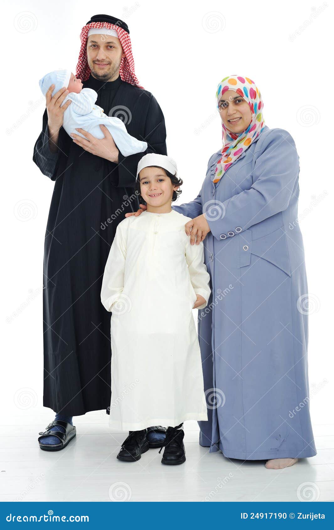Happy Muslim family stock photo. Image of face, diversity - 24917190