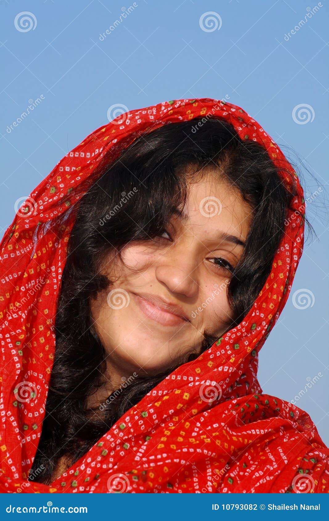 Happy Muslim woman stock photo. Image of pretty, lovely - 10793082