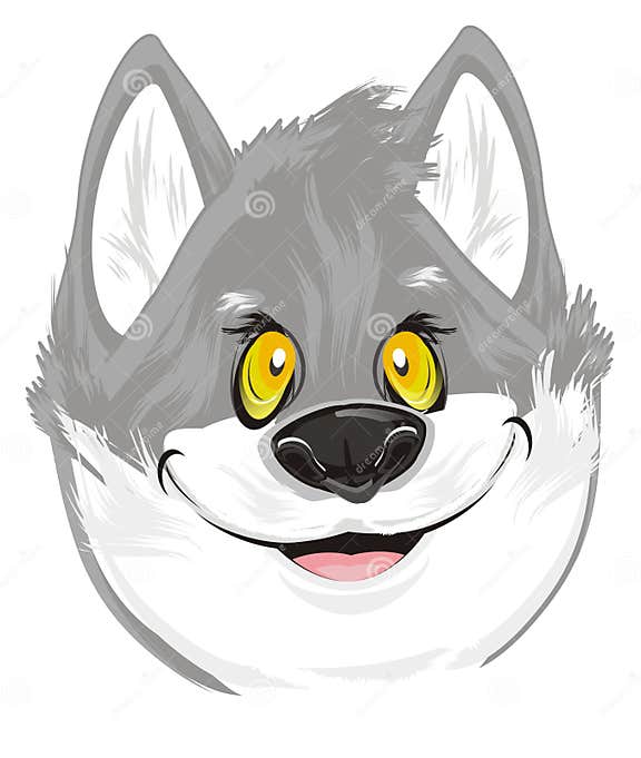 Snout of wolf stock illustration. Illustration of muzzle - 137645879