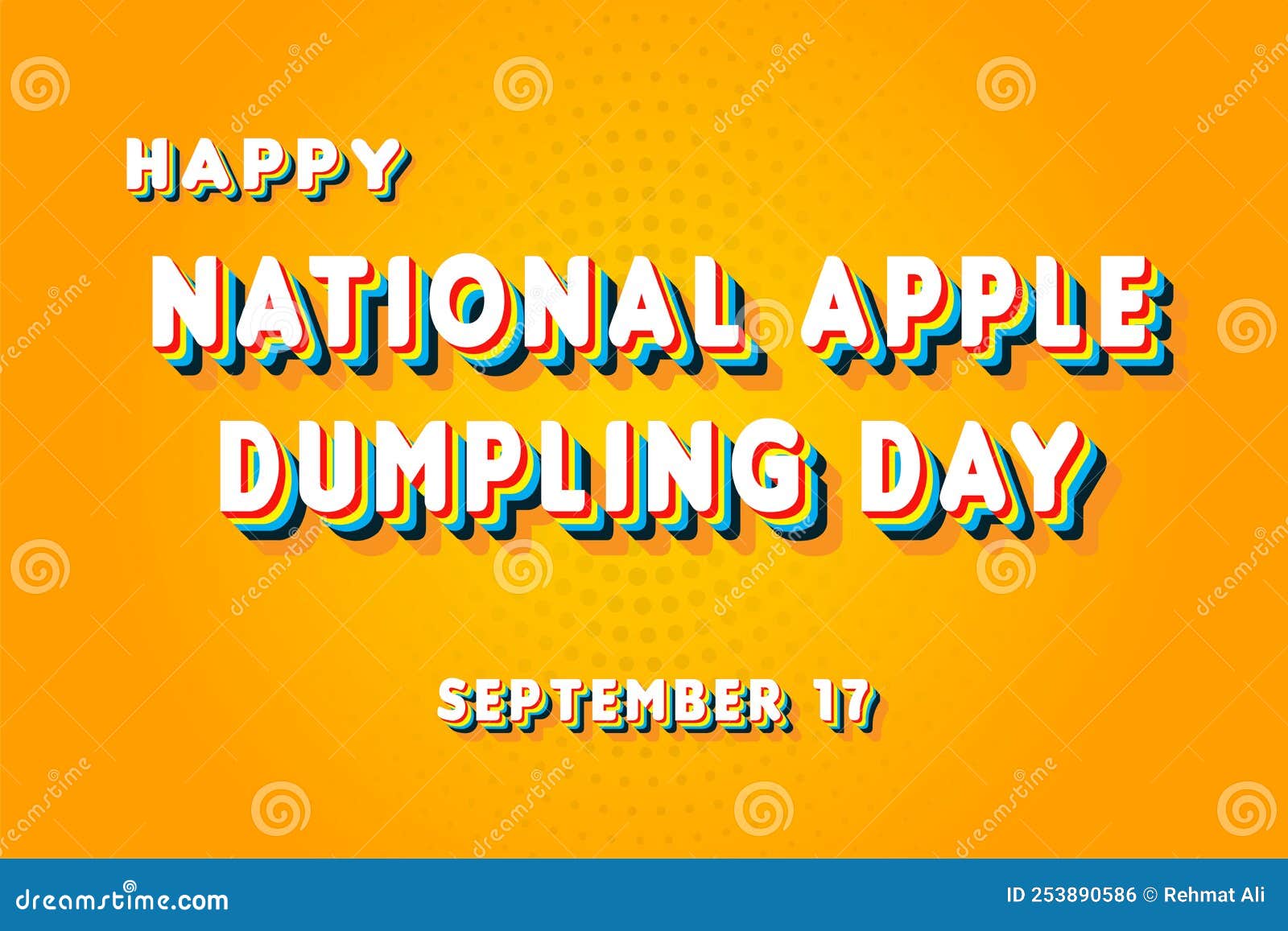 Happy National Apple Dumpling Day, September 17. Calendar of September ...