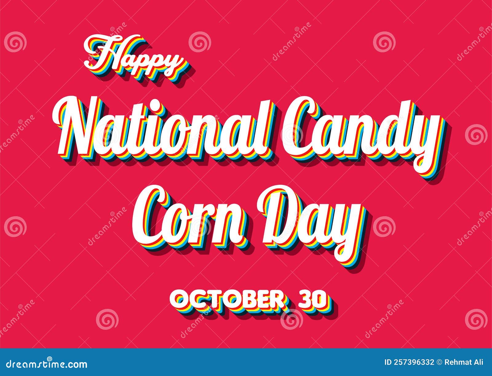 Happy National Candy Corn Day, October 30. Calendar of October Retro ...
