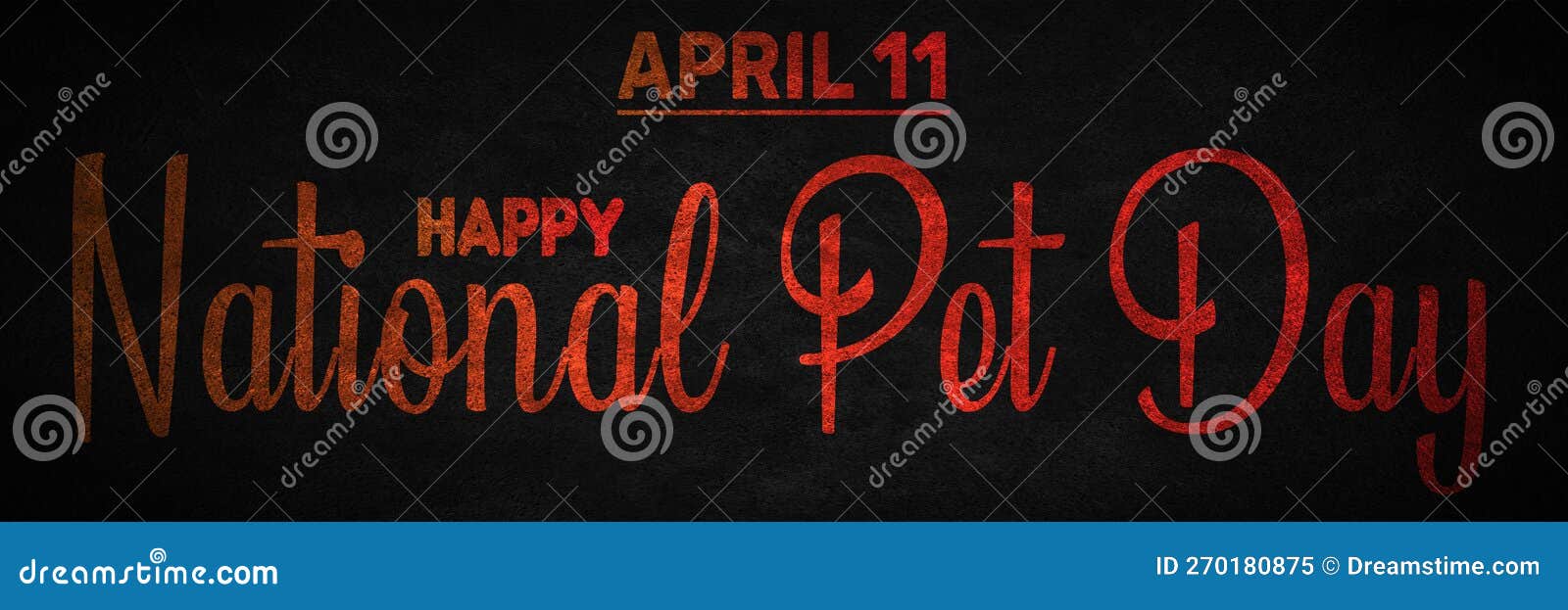 Happy National Pet Day, April 11. Calendar of April Text Effect, Design ...