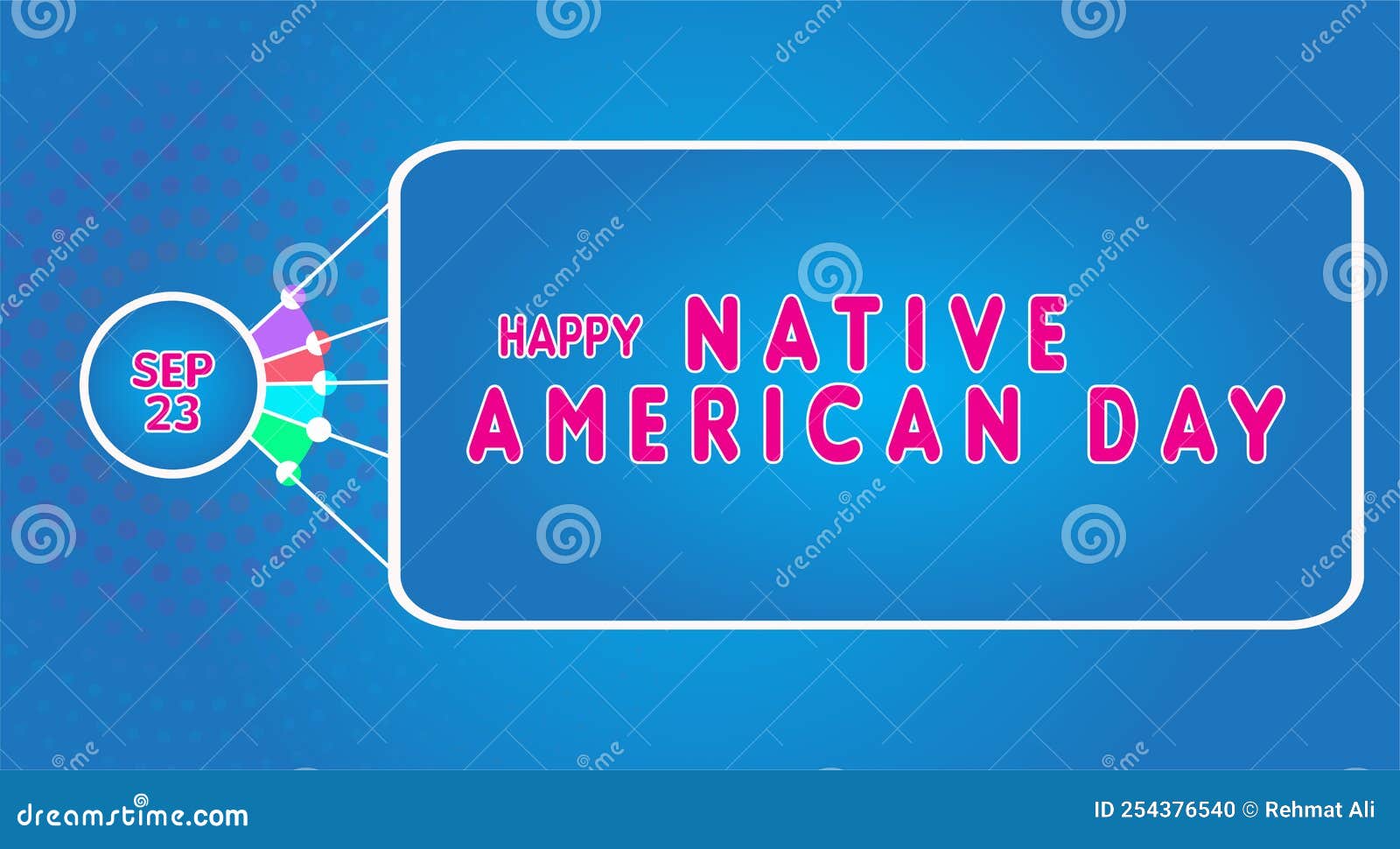 Happy Native American Day, September 23. Calendar of September Text ...