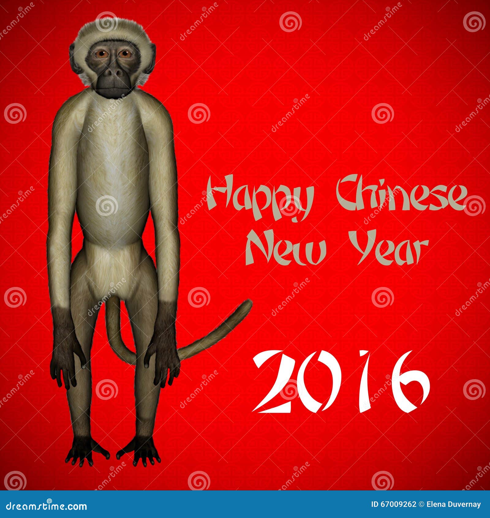 Chinese Monkey God Of Prosperity Cartoon Vector | CartoonDealer.com ...