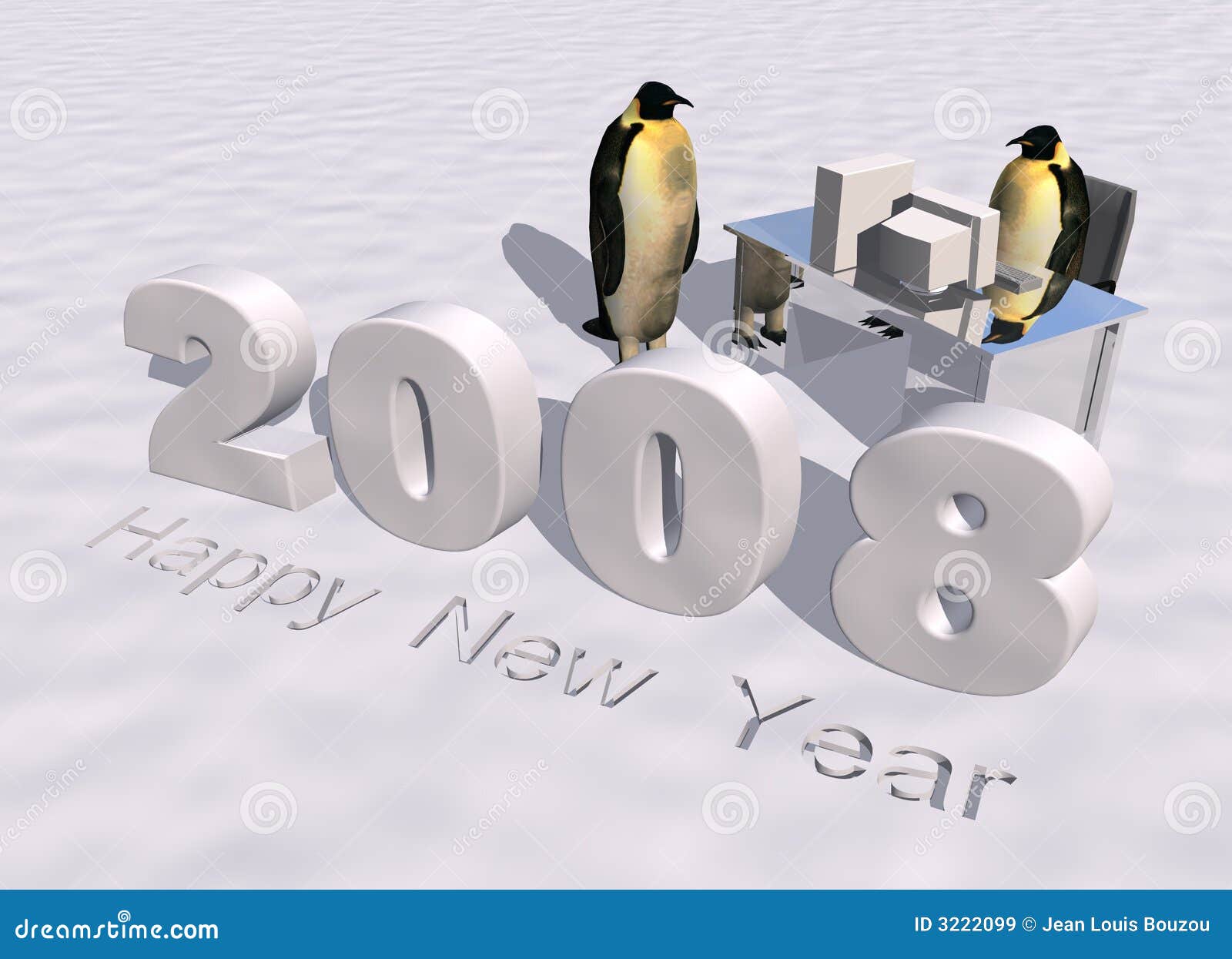 Happy new year 2008 stock illustration. Illustration of party - 3222099