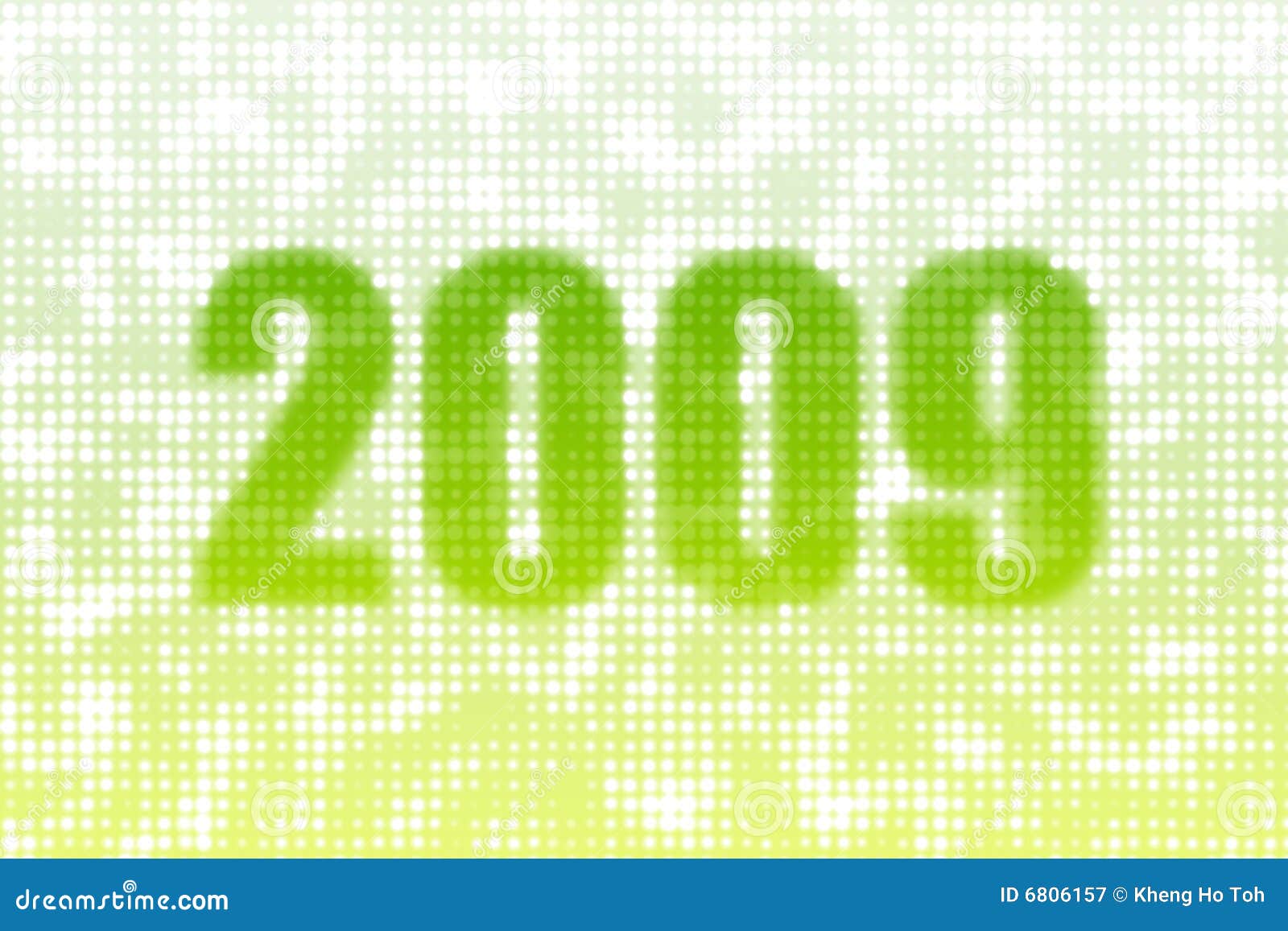 Happy New Year 2009 stock illustration. Illustration of trendy - 6806157