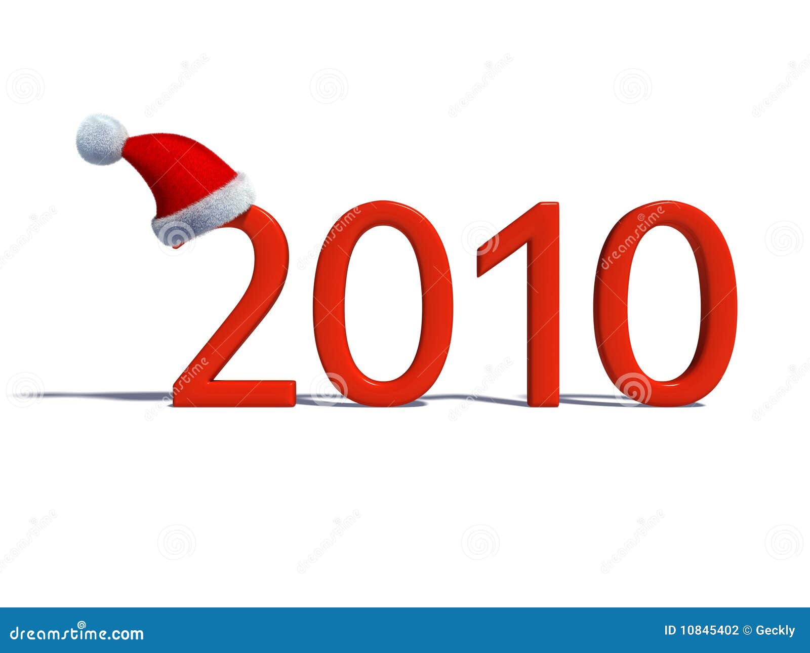 Happy New Year 2010 stock illustration. Illustration of year - 10845402