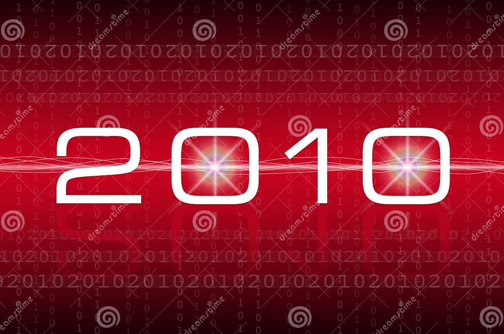 Happy New Year 2010 stock illustration. Illustration of festive - 11705544