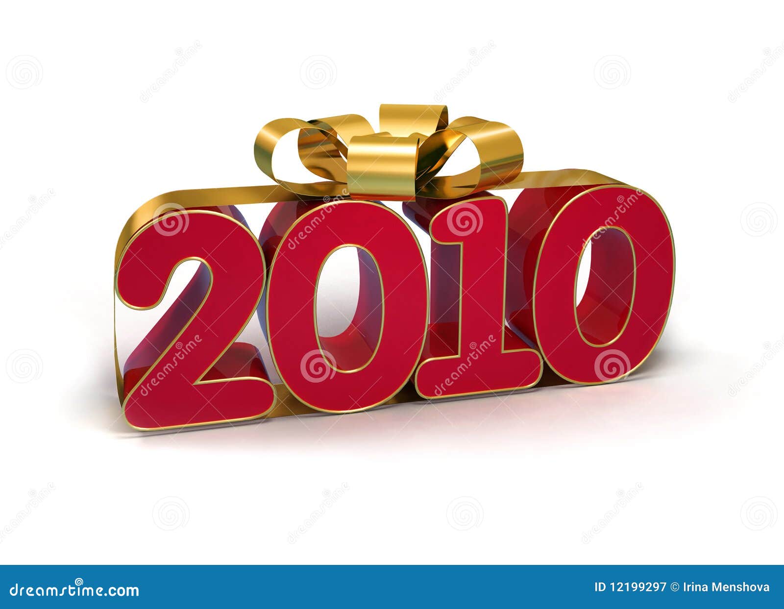 Happy new year 2010 stock illustration. Illustration of decoration ...