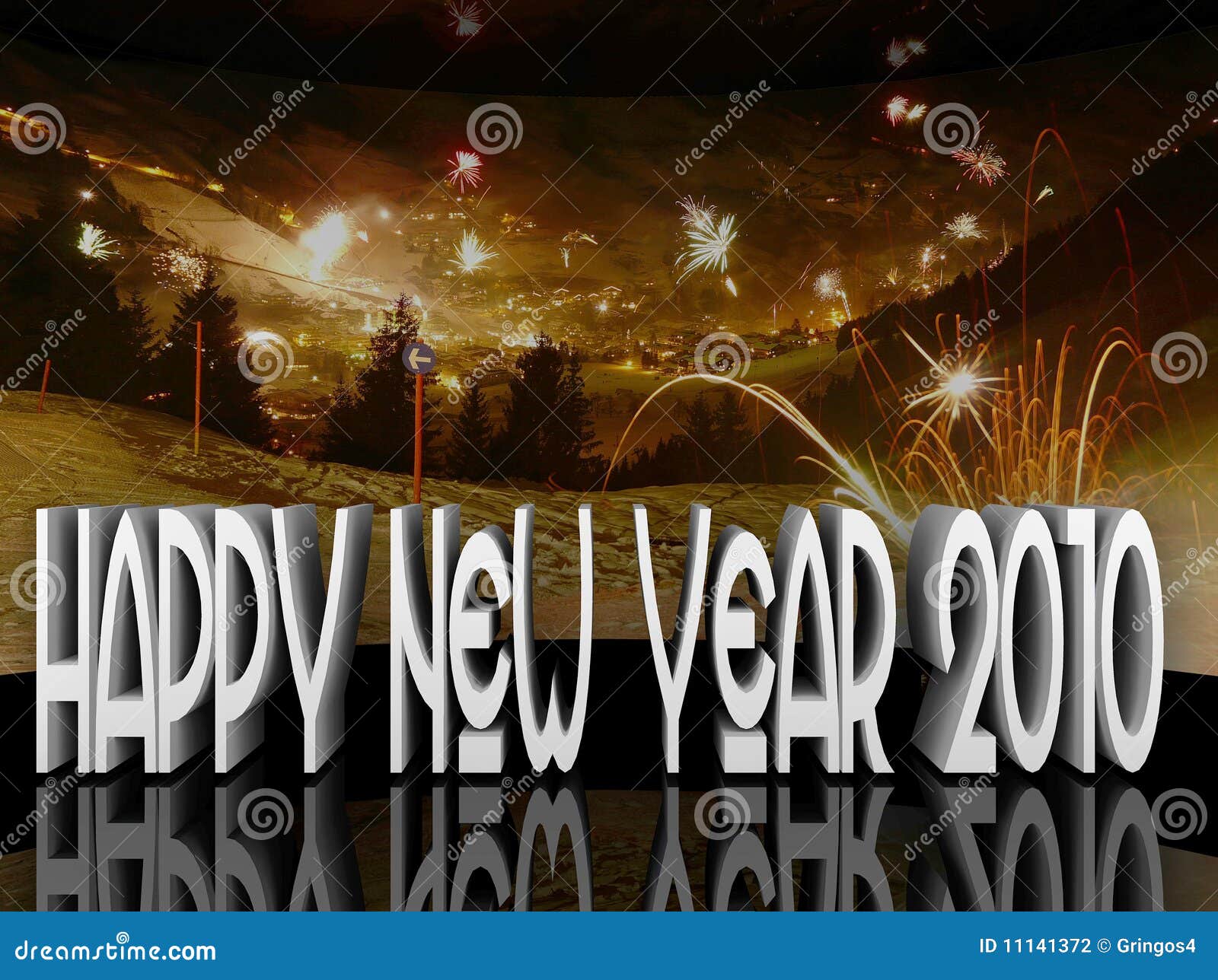 Happy New Year 2010 Illustration Stock Illustration - Illustration of ...