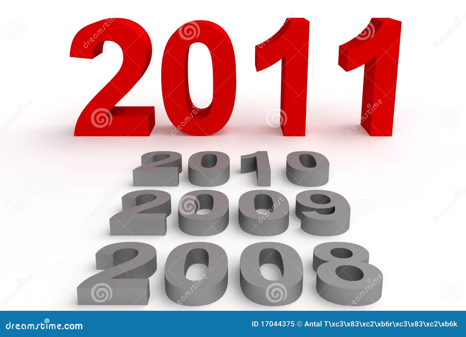 Happy New Year 2011 stock illustration. Illustration of isolated - 17044375