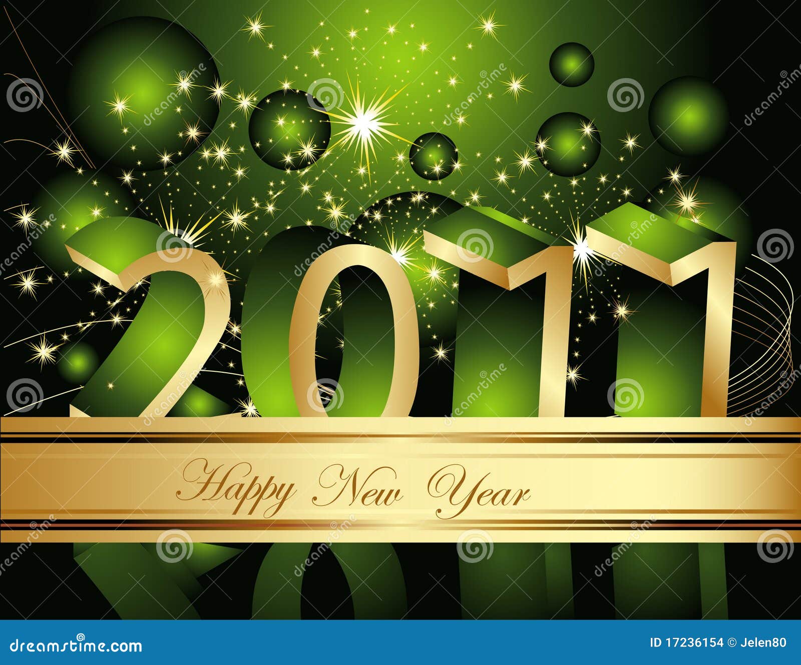 Happy New Year 2011 Background Stock Vector - Illustration of year ...