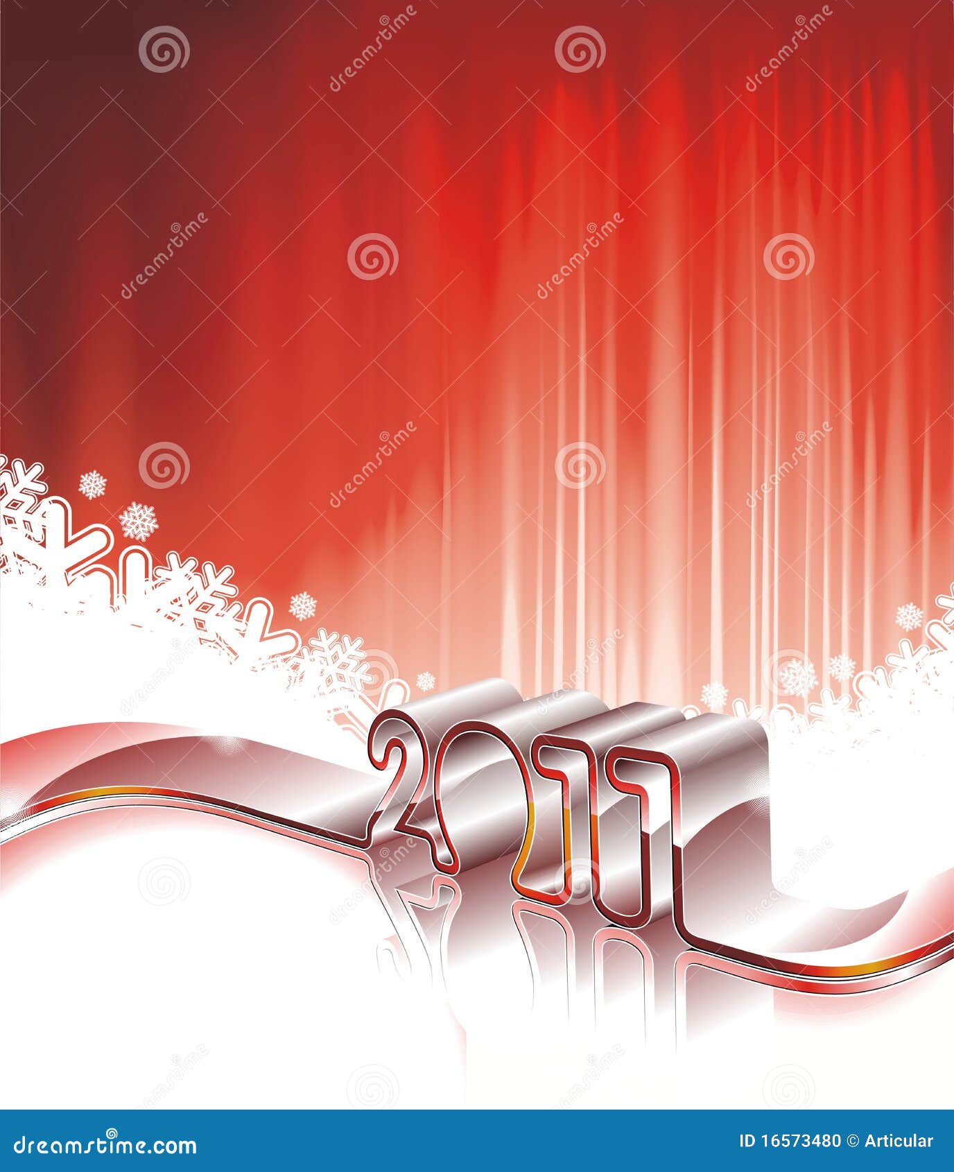 Happy New Year 2011 design stock vector. Illustration of shape - 16573480