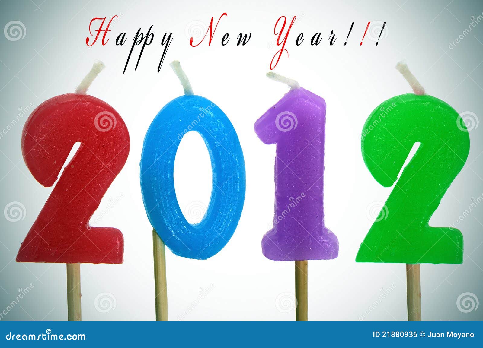 Happy new year 2012 stock photo. Image of colorful, pattern - 21880936