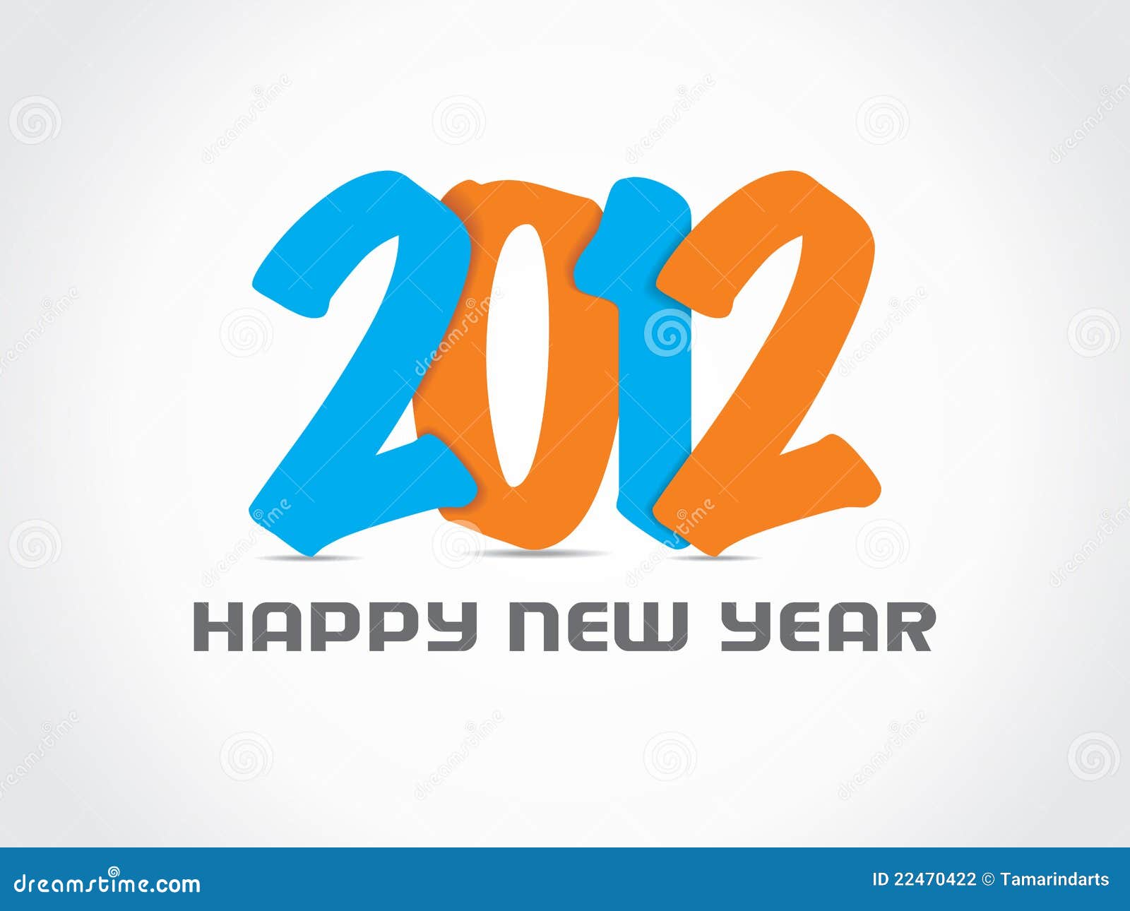 Happy New Year 2012 Background Stock Vector - Illustration of design ...