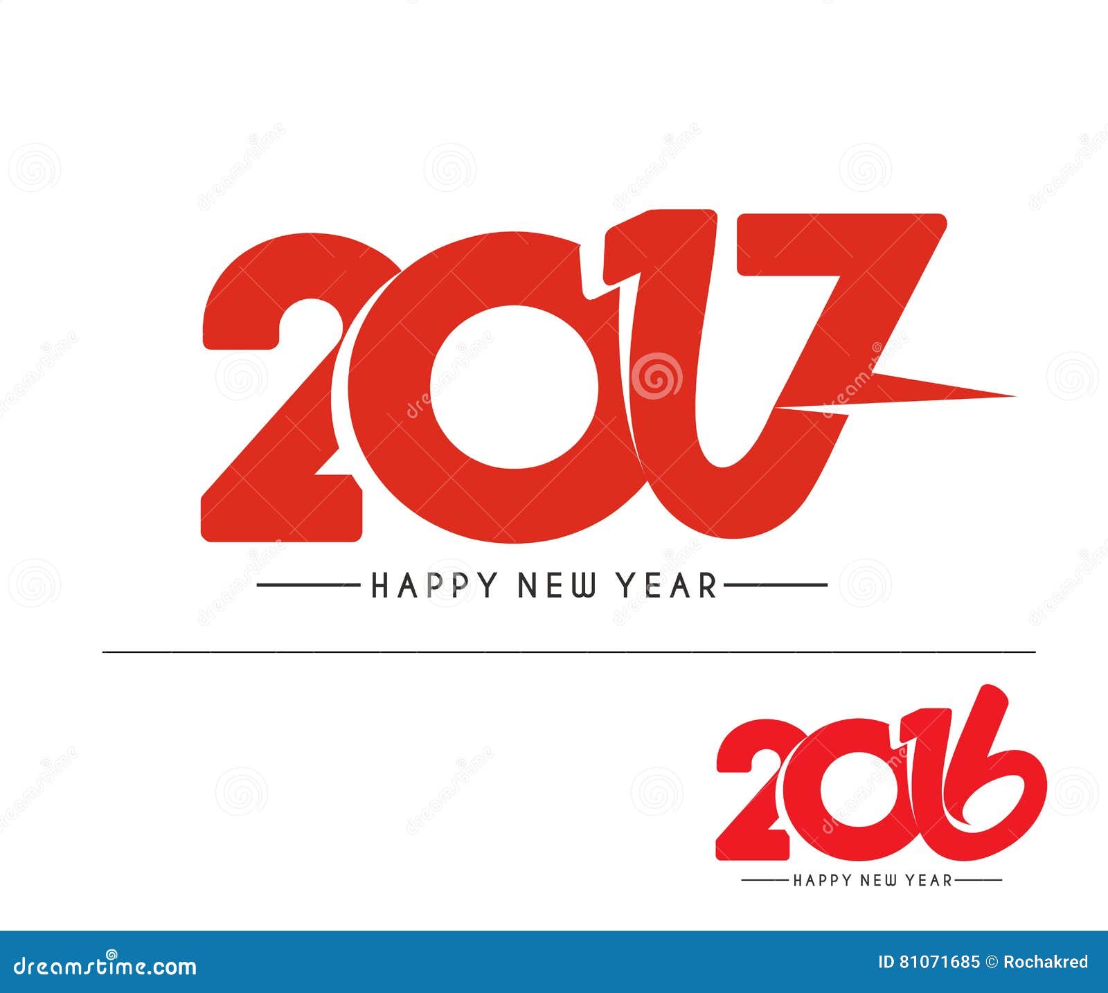 Happy New Year 2017 Background Stock Vector - Illustration of graphic ...