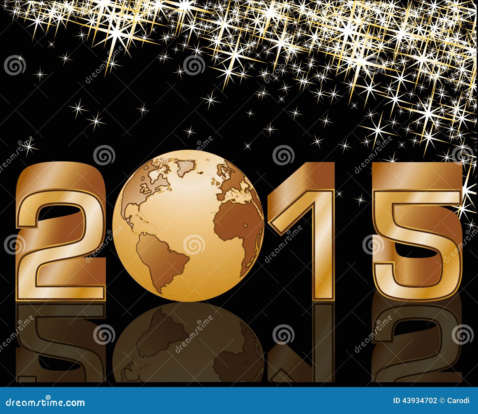 2015 Happy New Year Celebration Banner Stock Vector - Illustration of ...