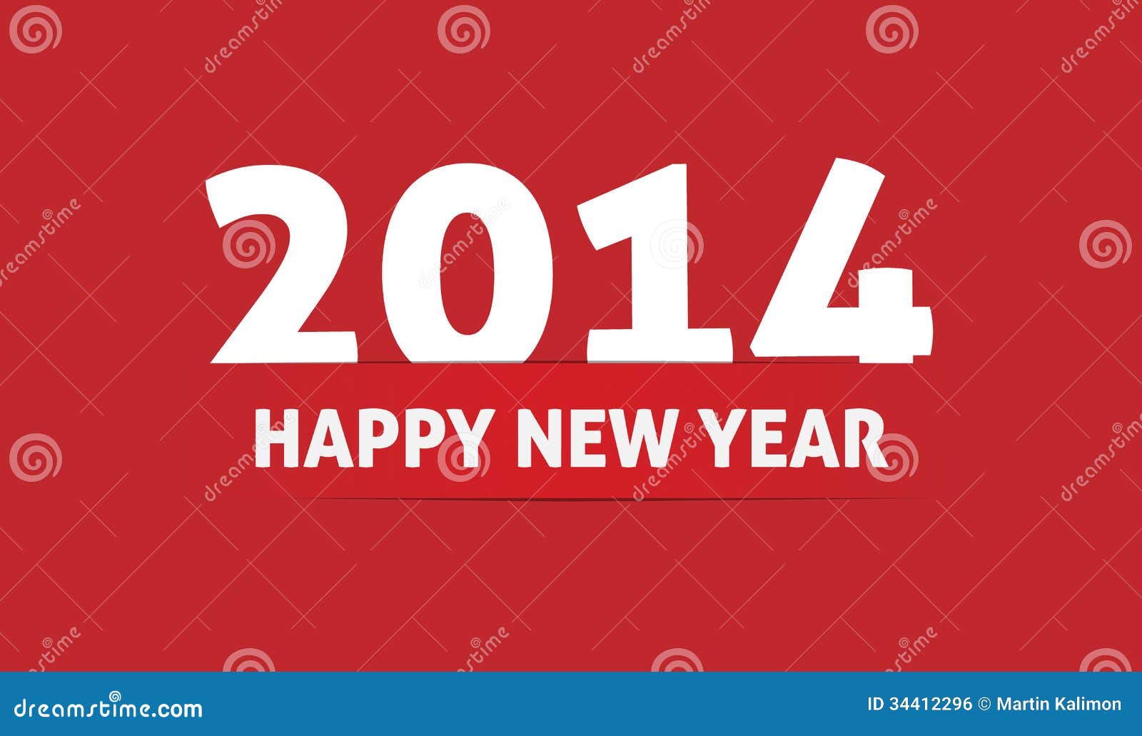 Happy new year 2014 stock vector. Illustration of happy - 34412296