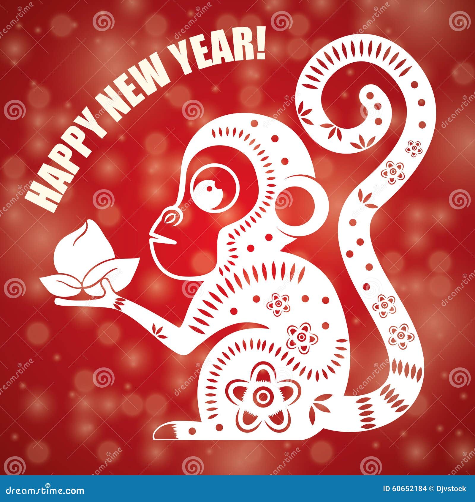 Happy New Year Colorful Card Stock Vector - Illustration of christmas ...