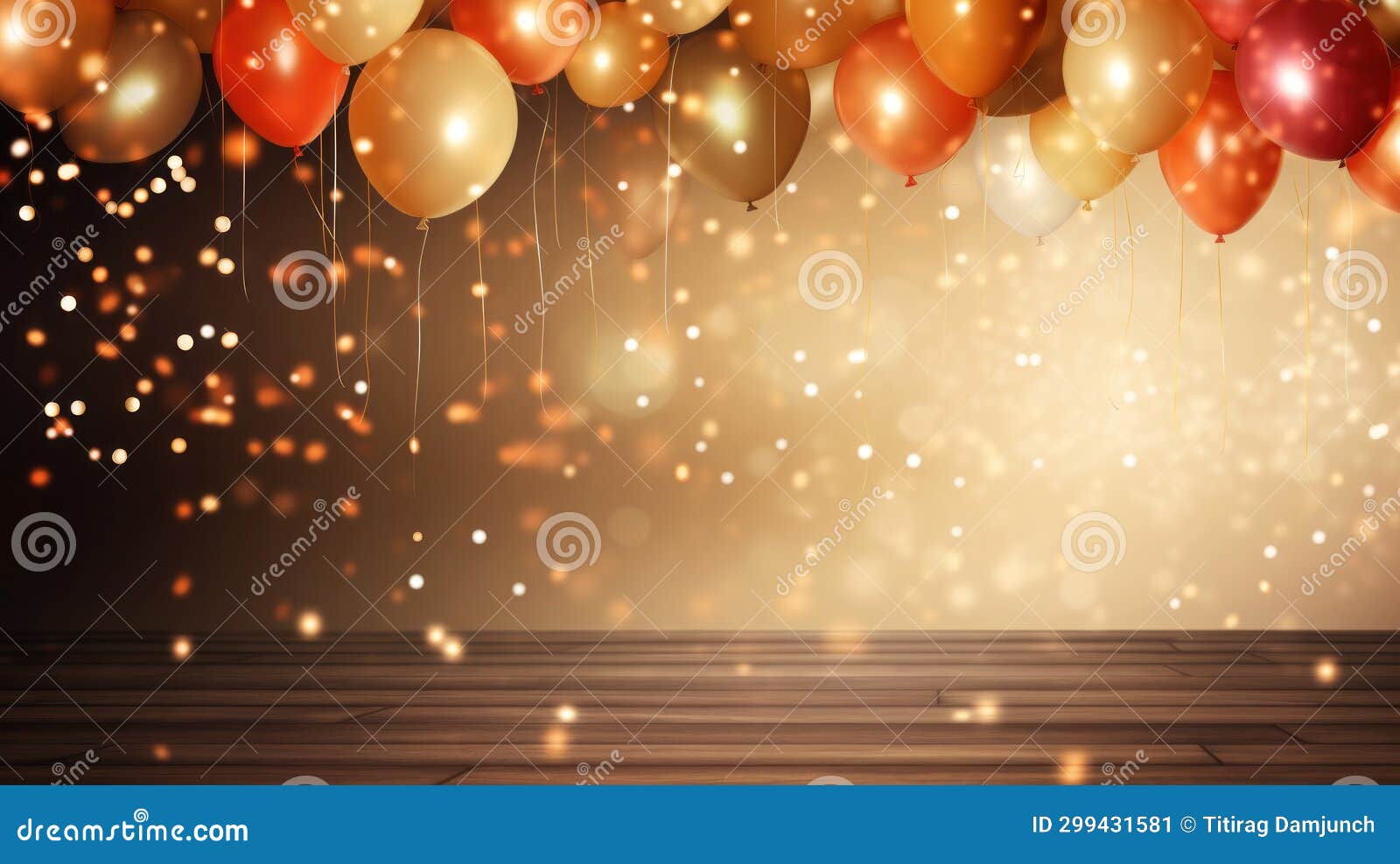 Happy New Year Concept and Celebration Abstract Background. Generative ...