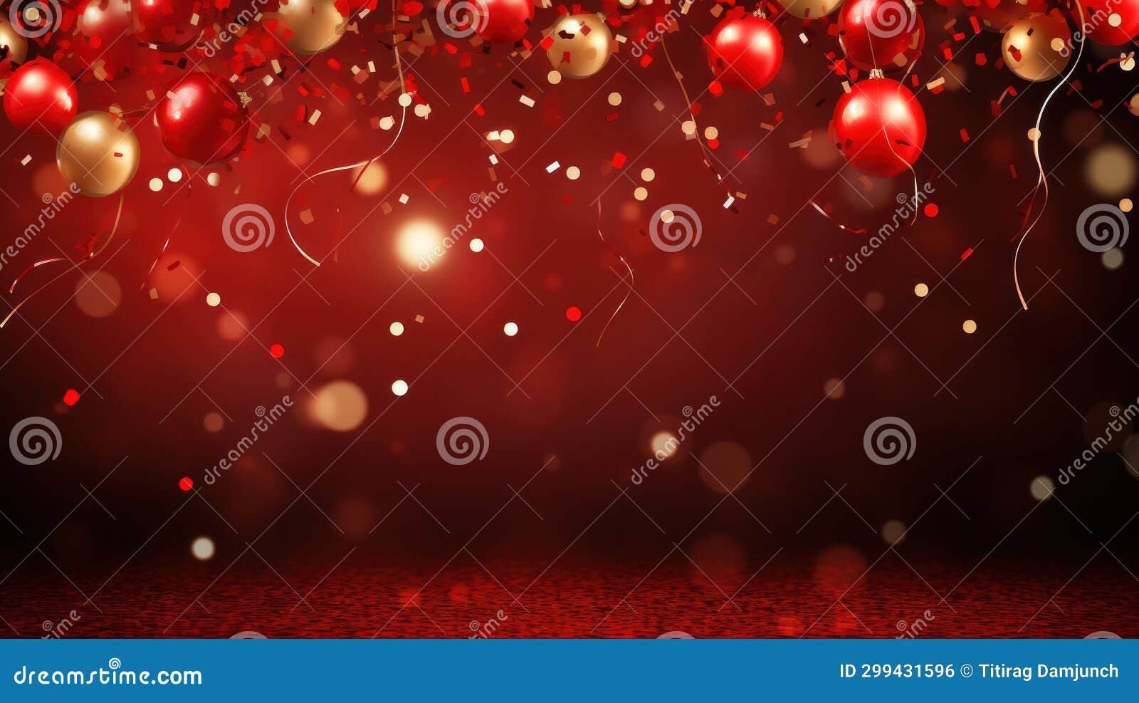 Happy New Year Concept and Celebration Abstract Background. Generative ...