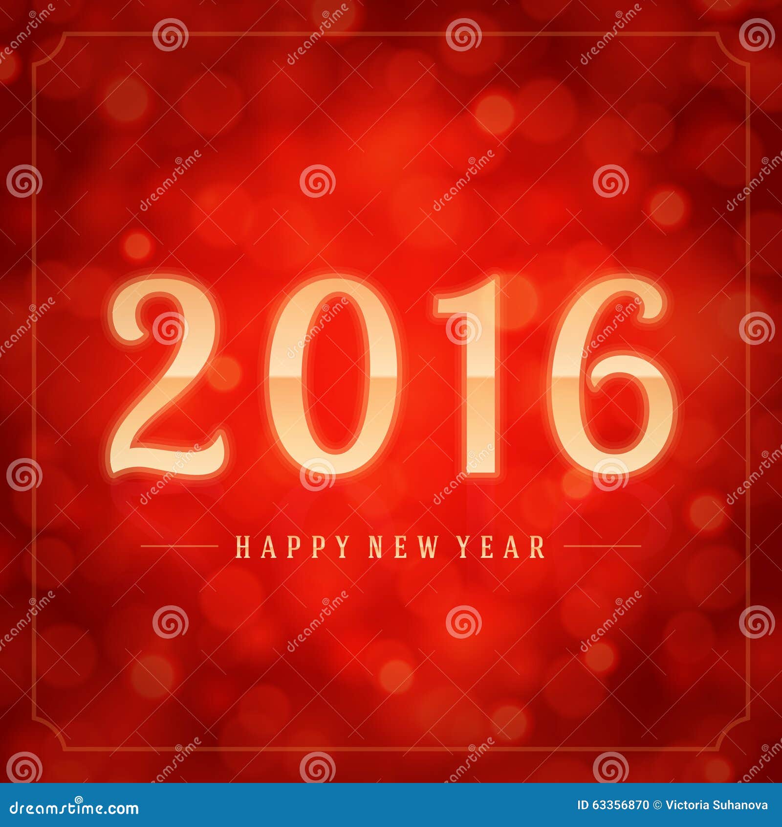 Happy New Year 2016 3d Message Vector Stock Vector - Illustration of ...