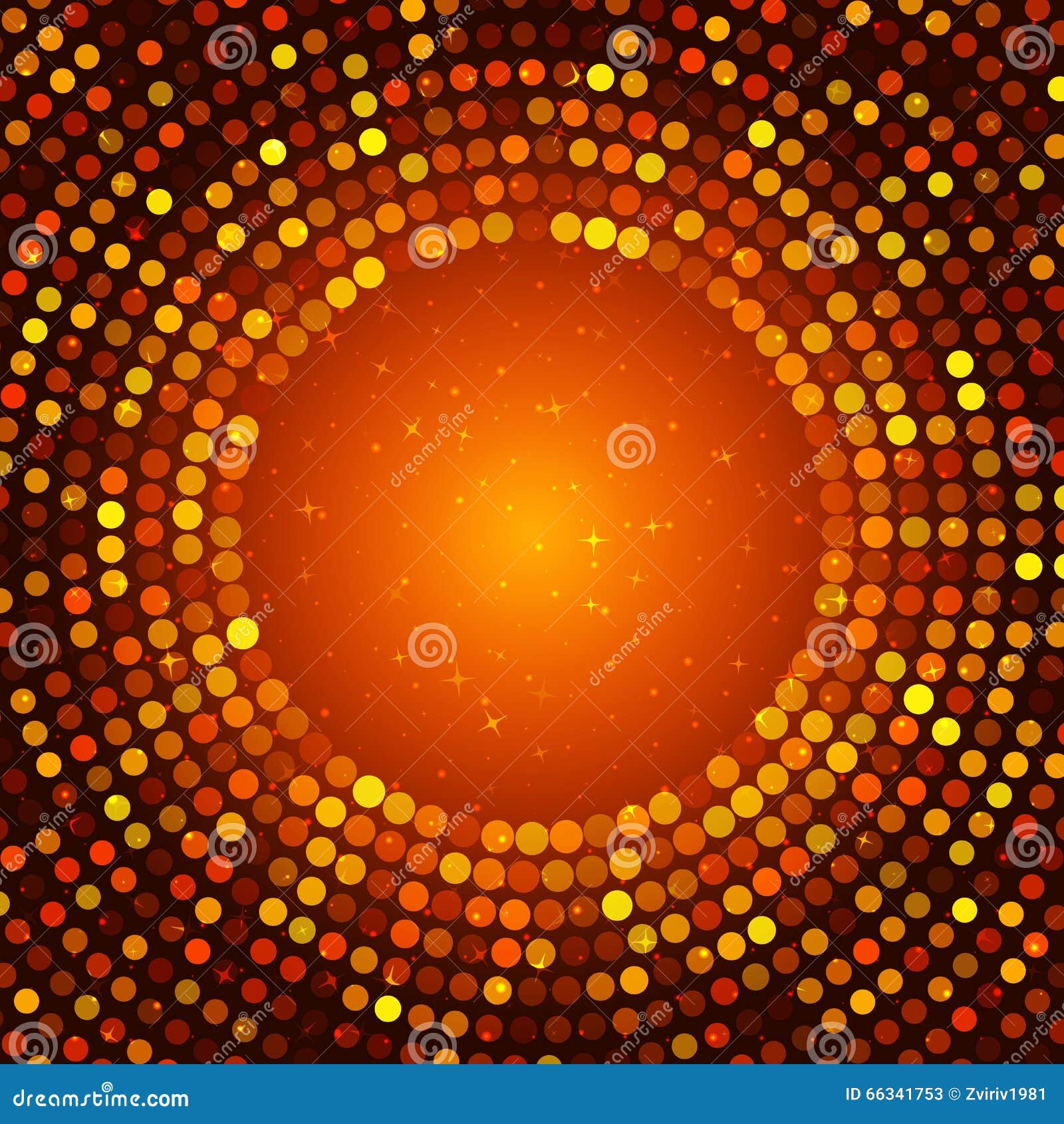 Happy New Year - Disco Lights Frame Stock Illustration - Illustration ...