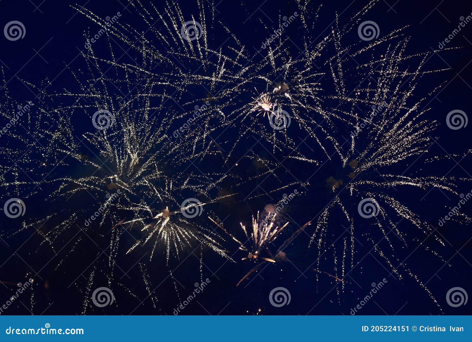 Happy New Year 2021 with Exploding Fireworks in the Background Stock ...