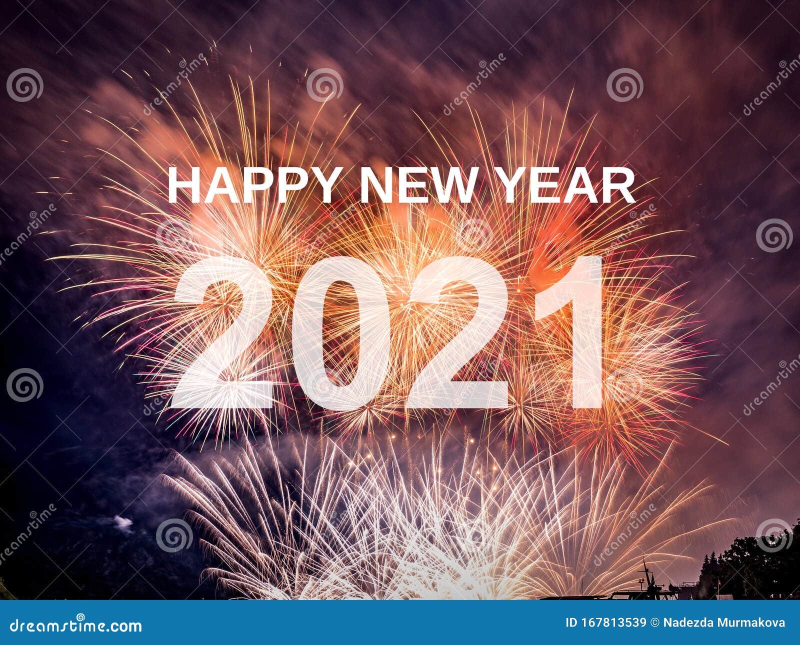 Happy New Year 2021 with Fireworks Background Stock Image - Image of ... Happy New Year 2021 with Fireworks Background Stock Image - Image of ...