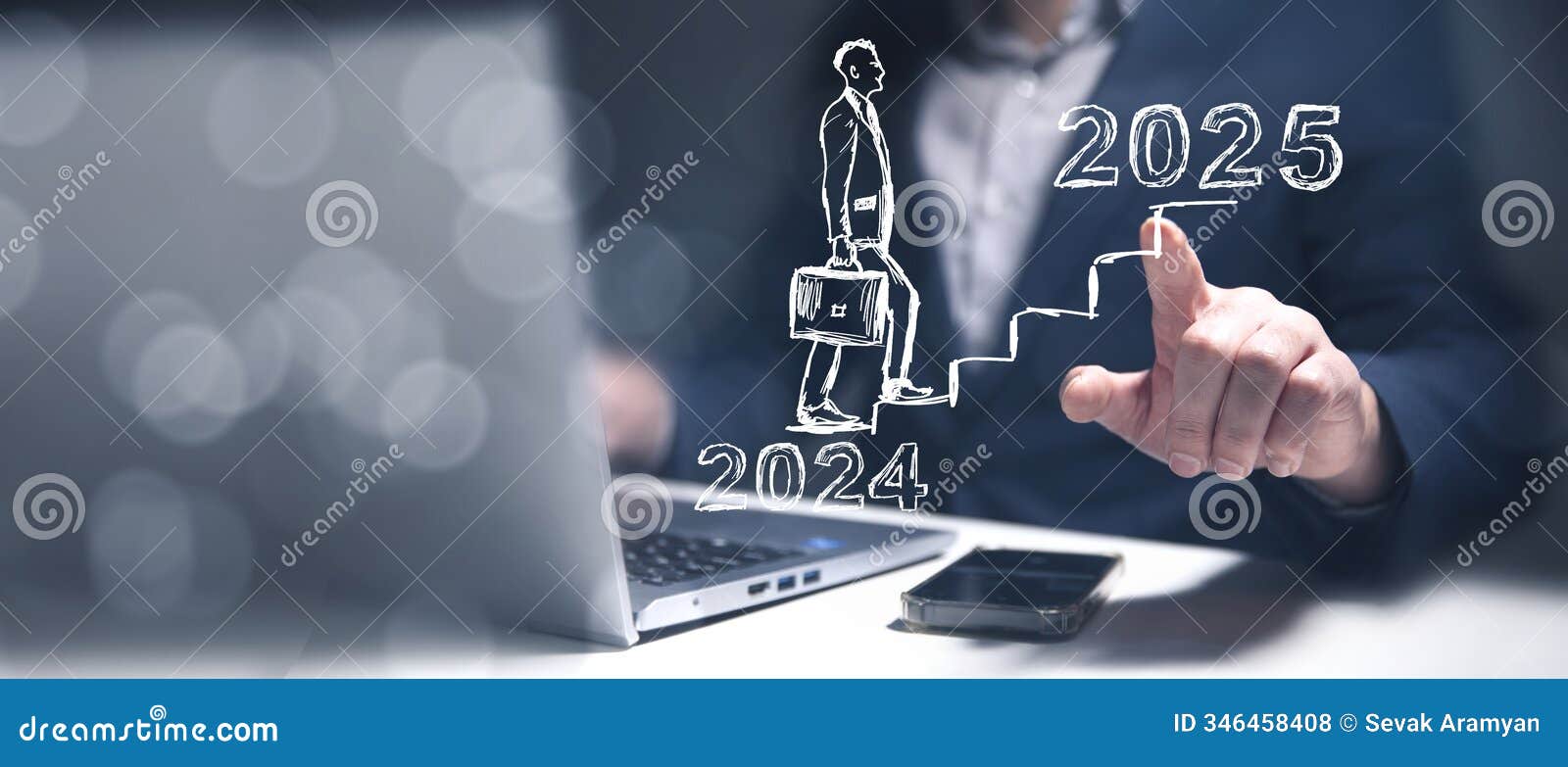 Happy New Year 2025. 2025 Goal Planning Stock Photo - Image of plan ...
