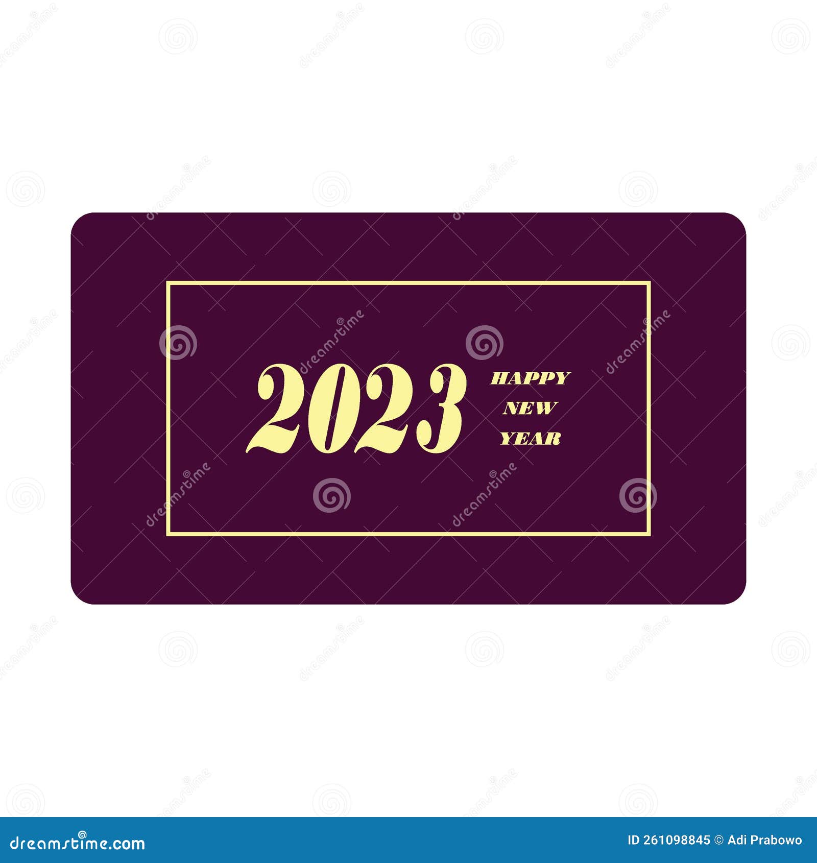 Happy New Year Icon Logo Vector Design Stock Vector - Illustration of ...