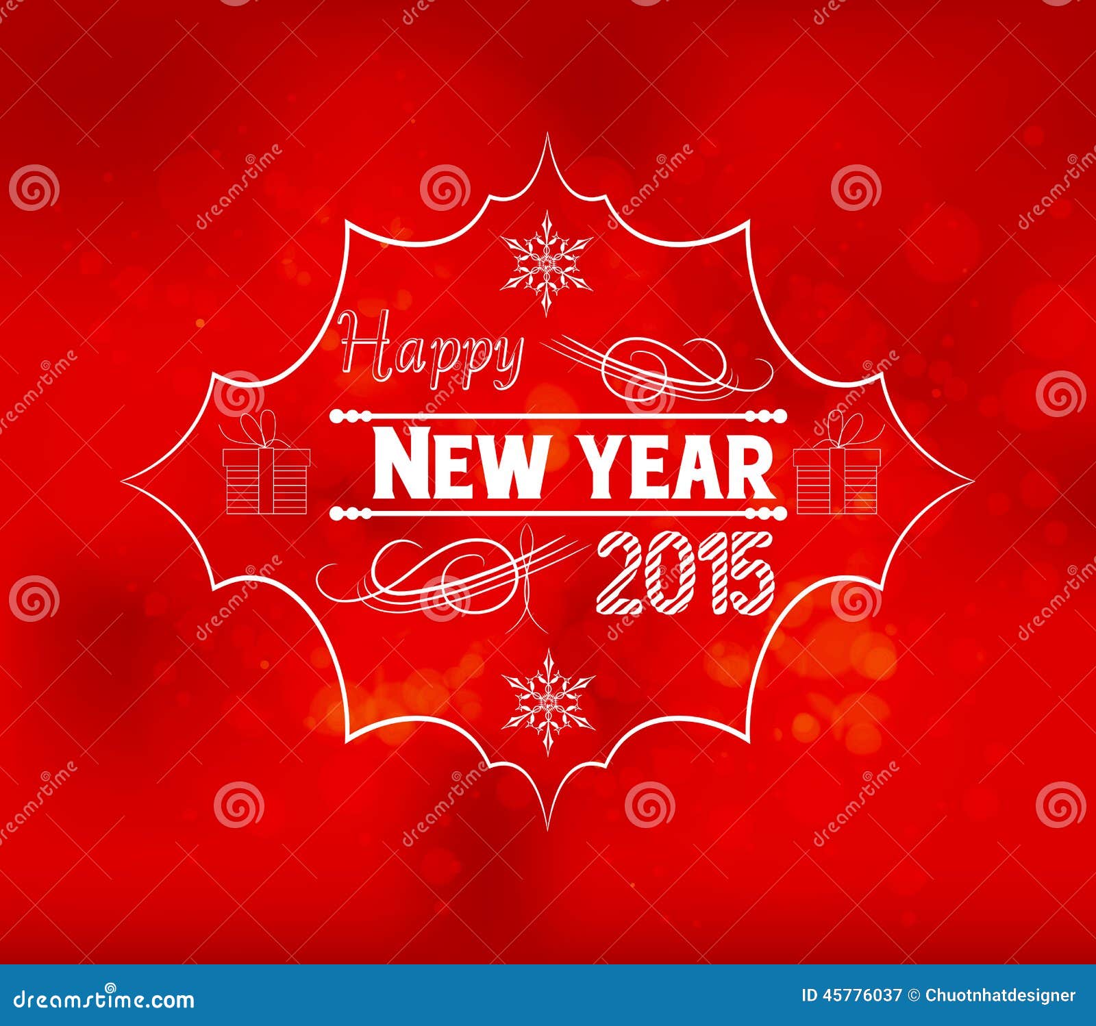 Happy New Year Light Vector Background Stock Vector - Illustration of ...