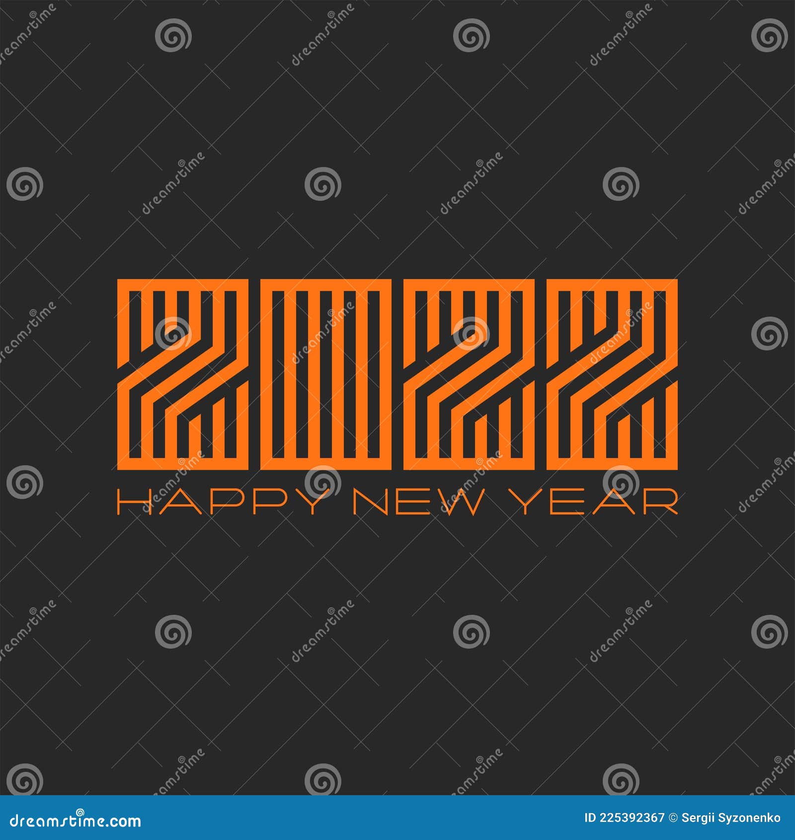 Linear Calendar For 2022 Year. Vector Illustration. Yearly Grid Of ... Linear Calendar For 2022 Year. Vector Illustration. Yearly Grid Of ...