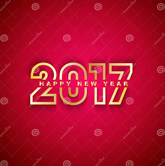2017 Happy New Year stock vector. Illustration of design - 59016408