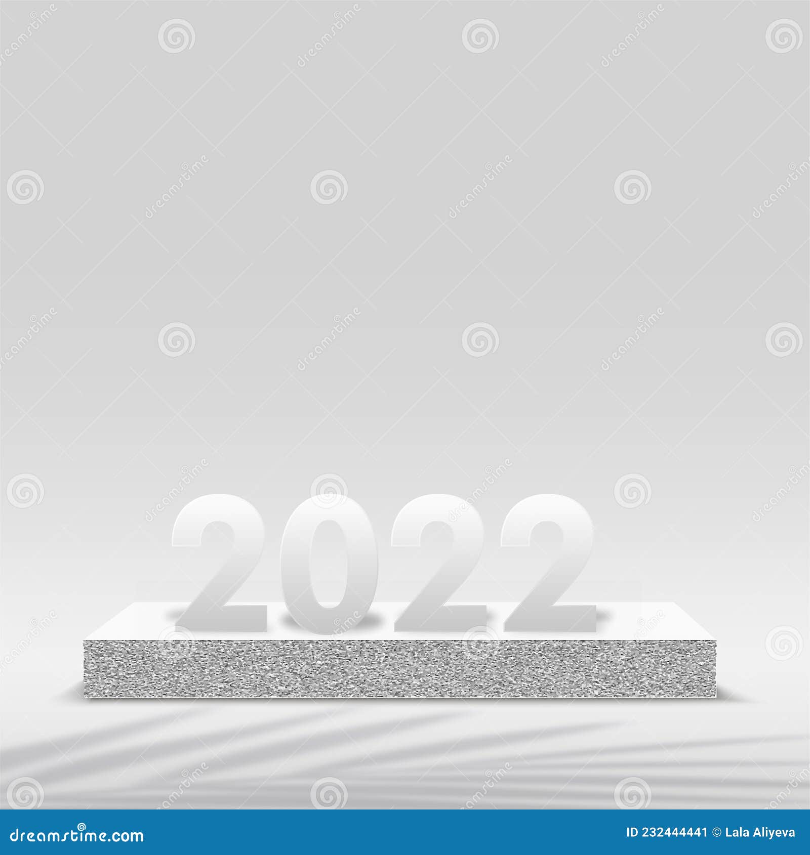 2022 Happy New Year with Studio Room Background. Vector Stock ...
