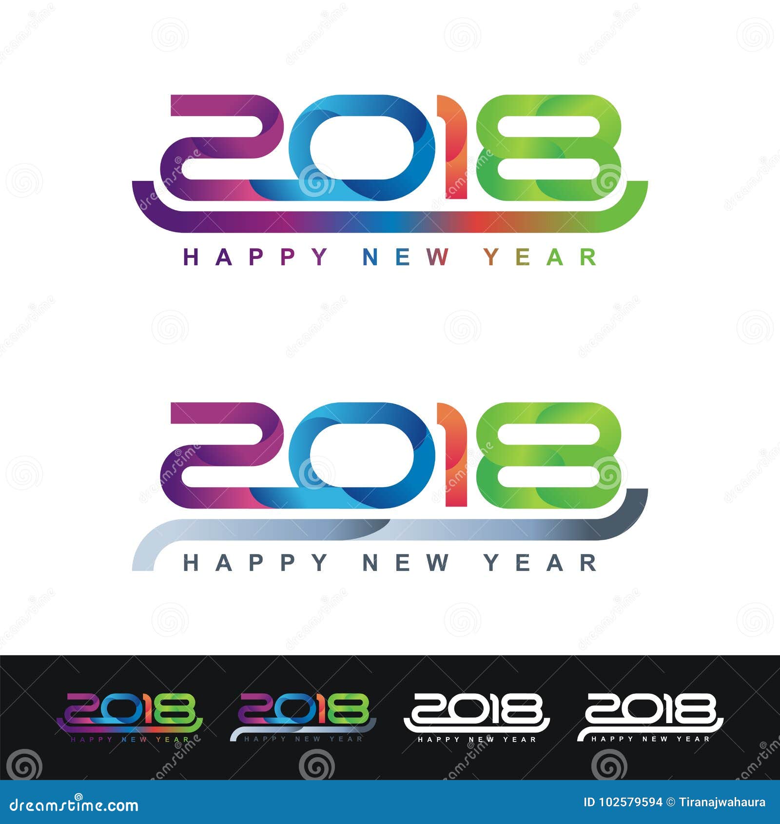 2018 text design stock vector. Illustration of event - 102579594