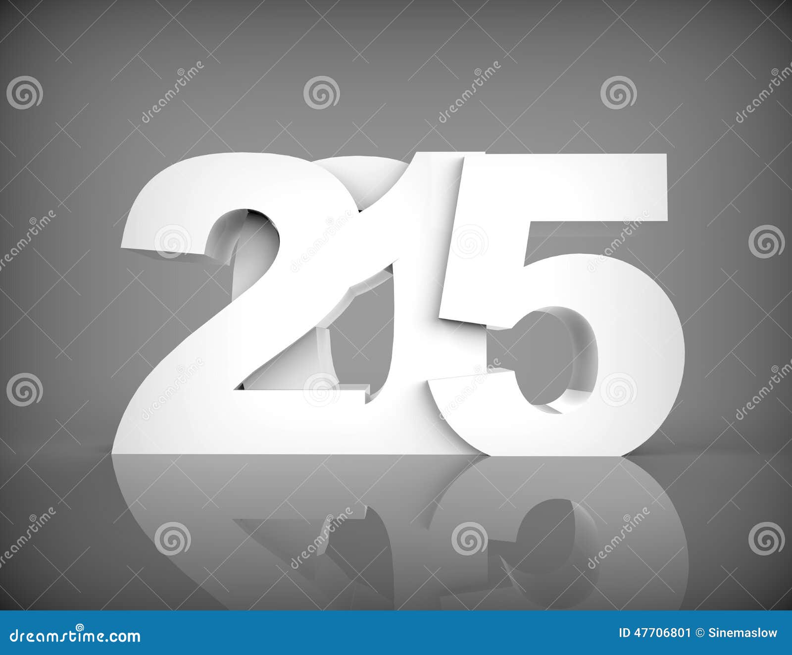 Happy New Year 2015 Text Design Stock Illustration - Illustration of ...