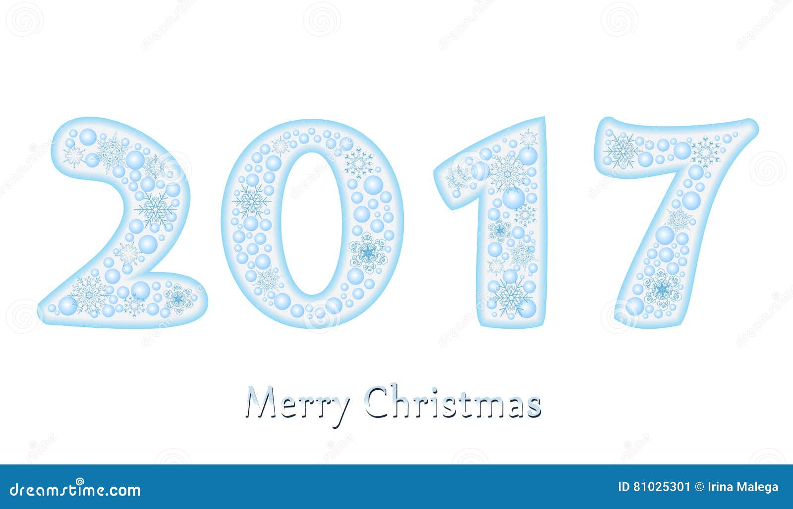 Happy New Year 2017 Text Design Vector Stock Vector - Illustration of ...