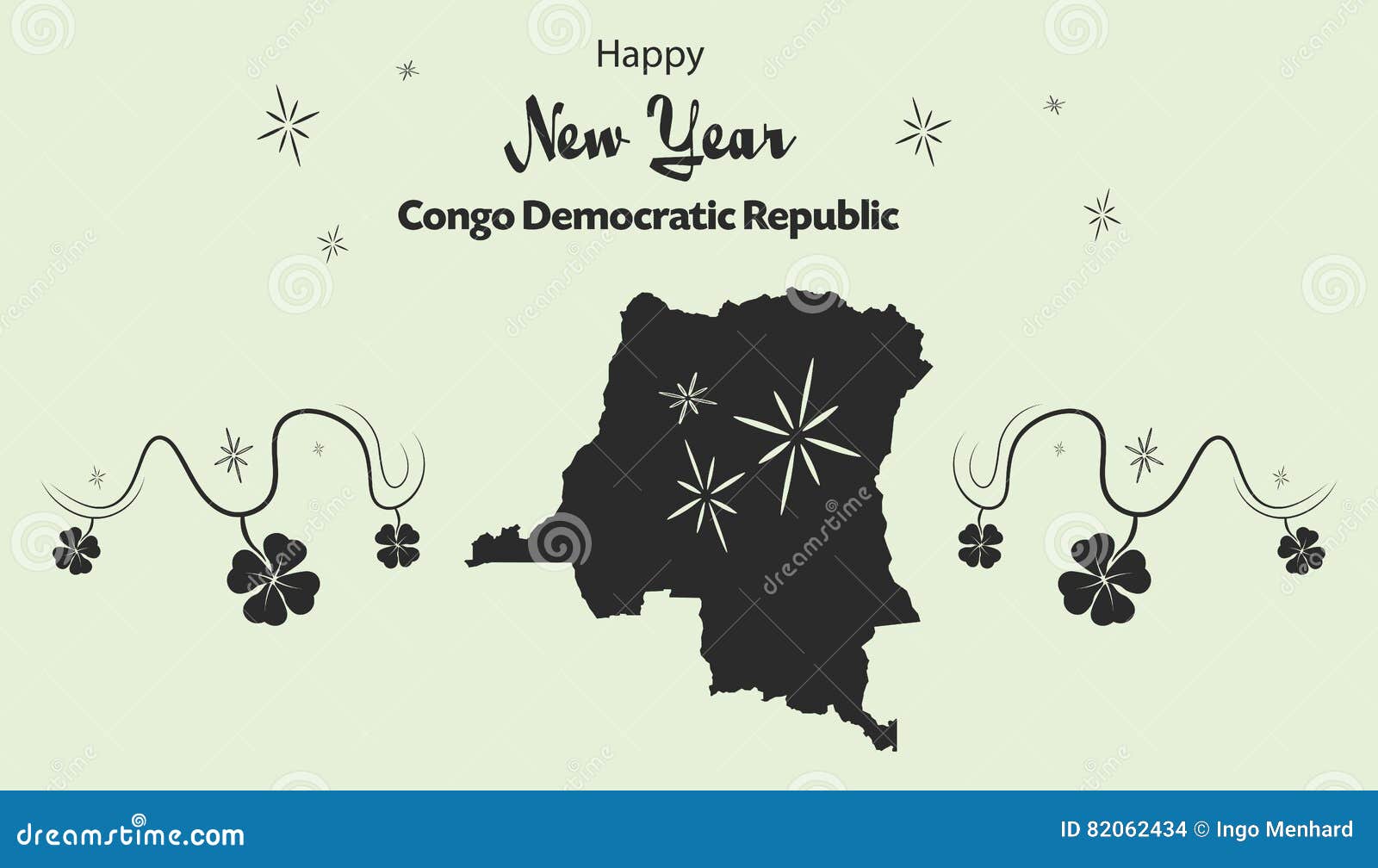 Congo Democratic Republic Political Map Cartoon Vector | CartoonDealer ...