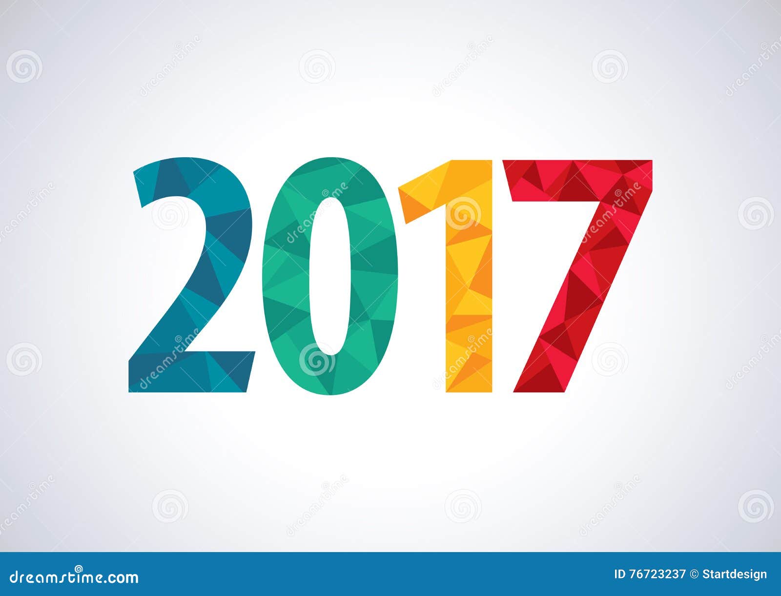 Happy new year 2017 stock vector. Illustration of happiness - 76723237