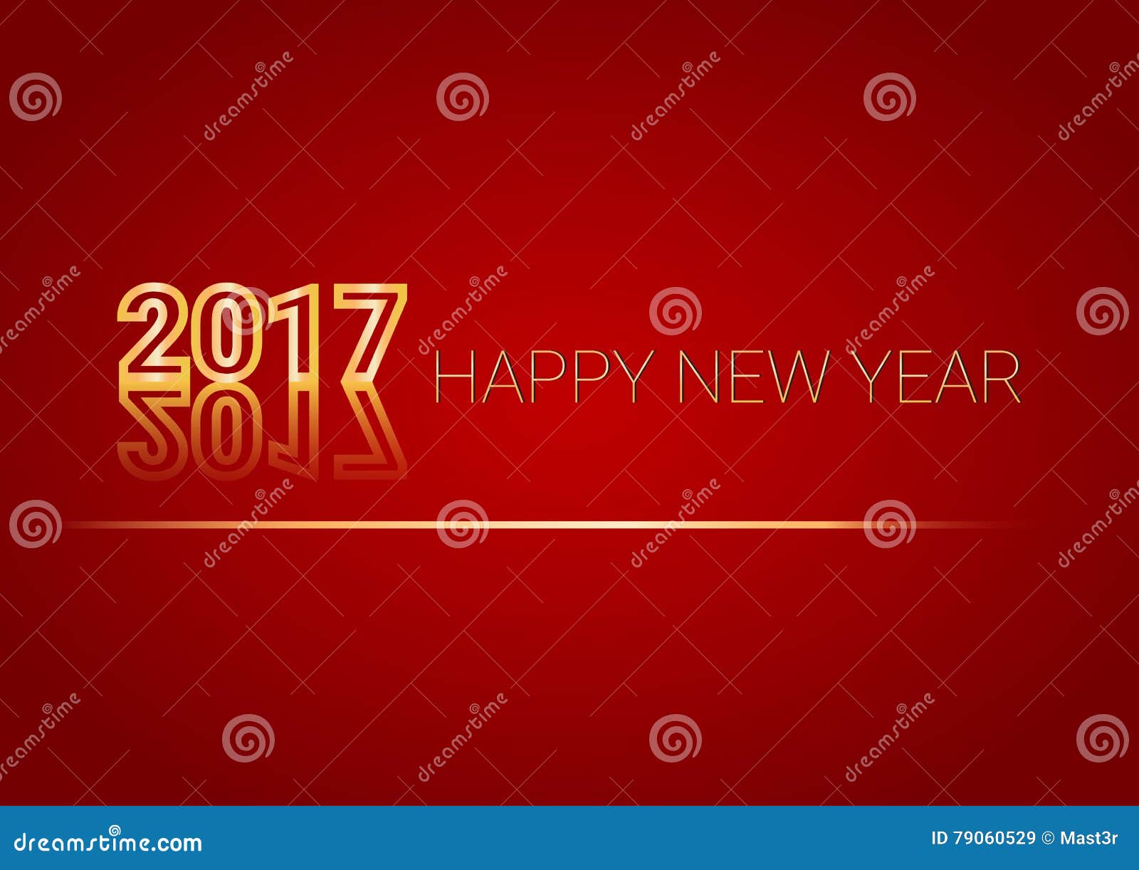 Happy New 2017 Year Web Banner Stock Vector - Illustration of card ...