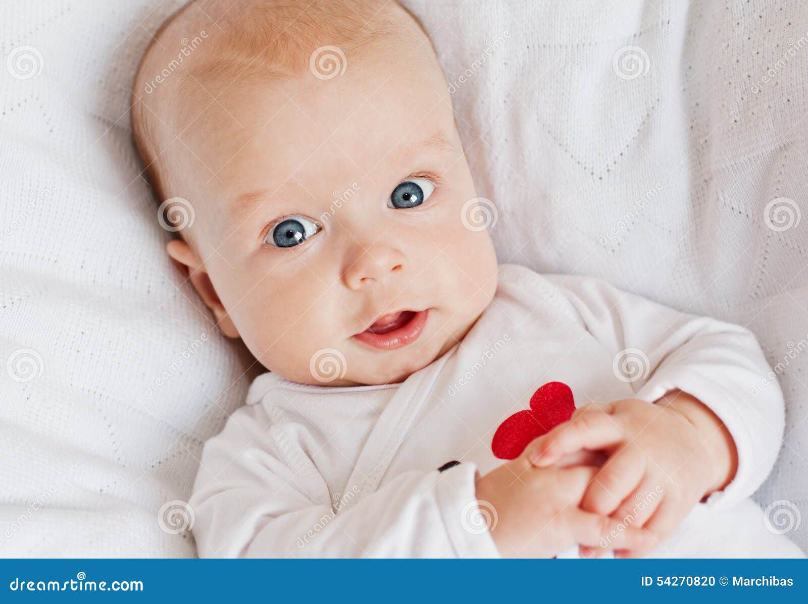 Happy newborn baby smiling stock photo. Image of healthy - 54270820