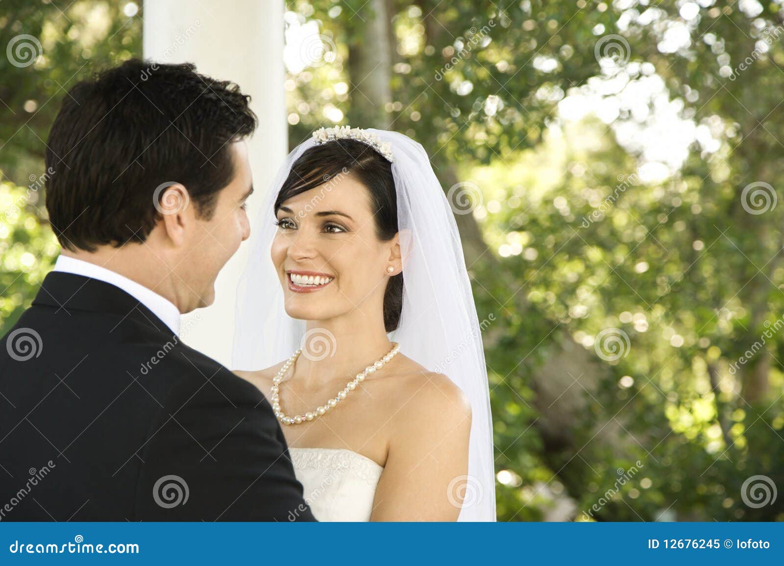 Happy Newlywed Couple stock image. Image of happy, camera - 12676245